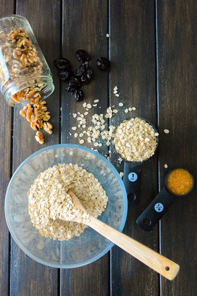 Dried Plum & Walnut Granola - A Teaspoon of Sunshine
